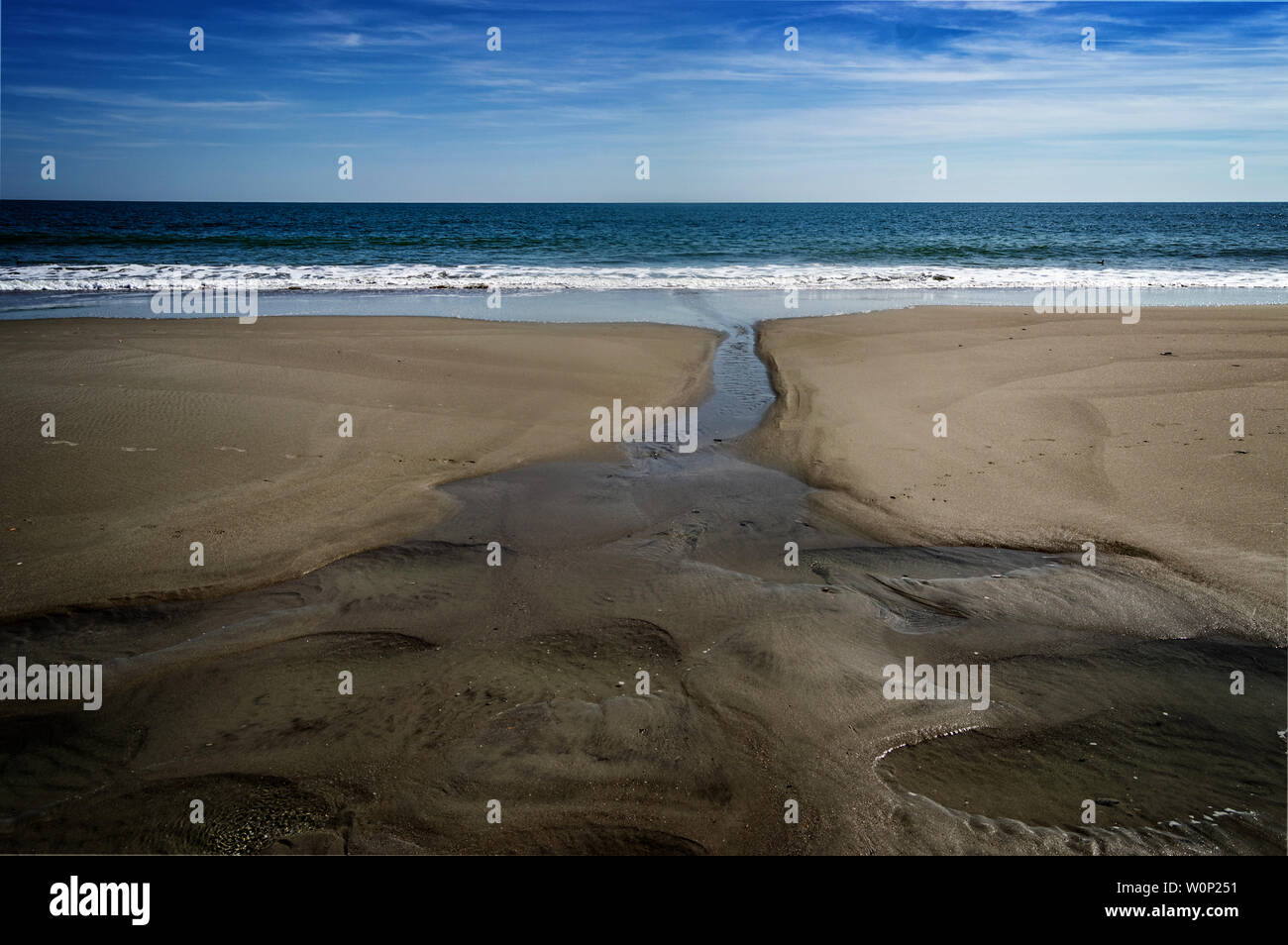Myrtle beach sky, beach and water Stock Photo - Alamy