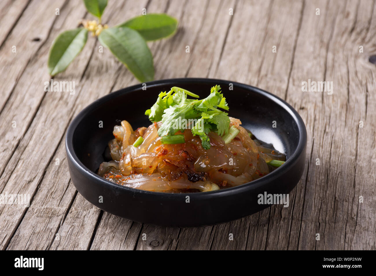 Delicious jellyfish skin Stock Photo - Alamy