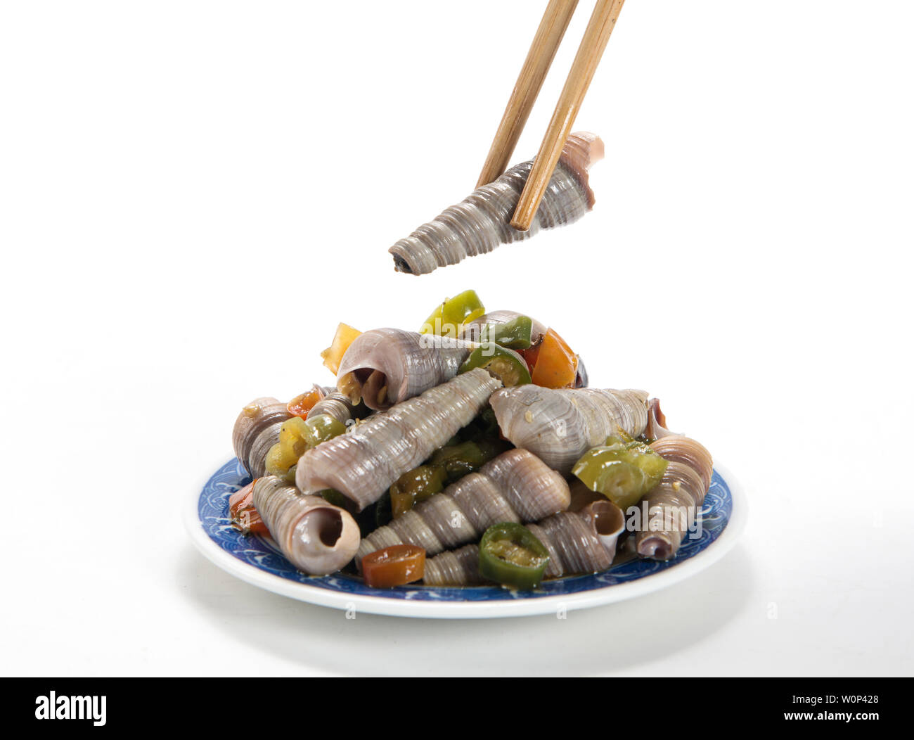 Spicy seafood snail Stock Photo - Alamy