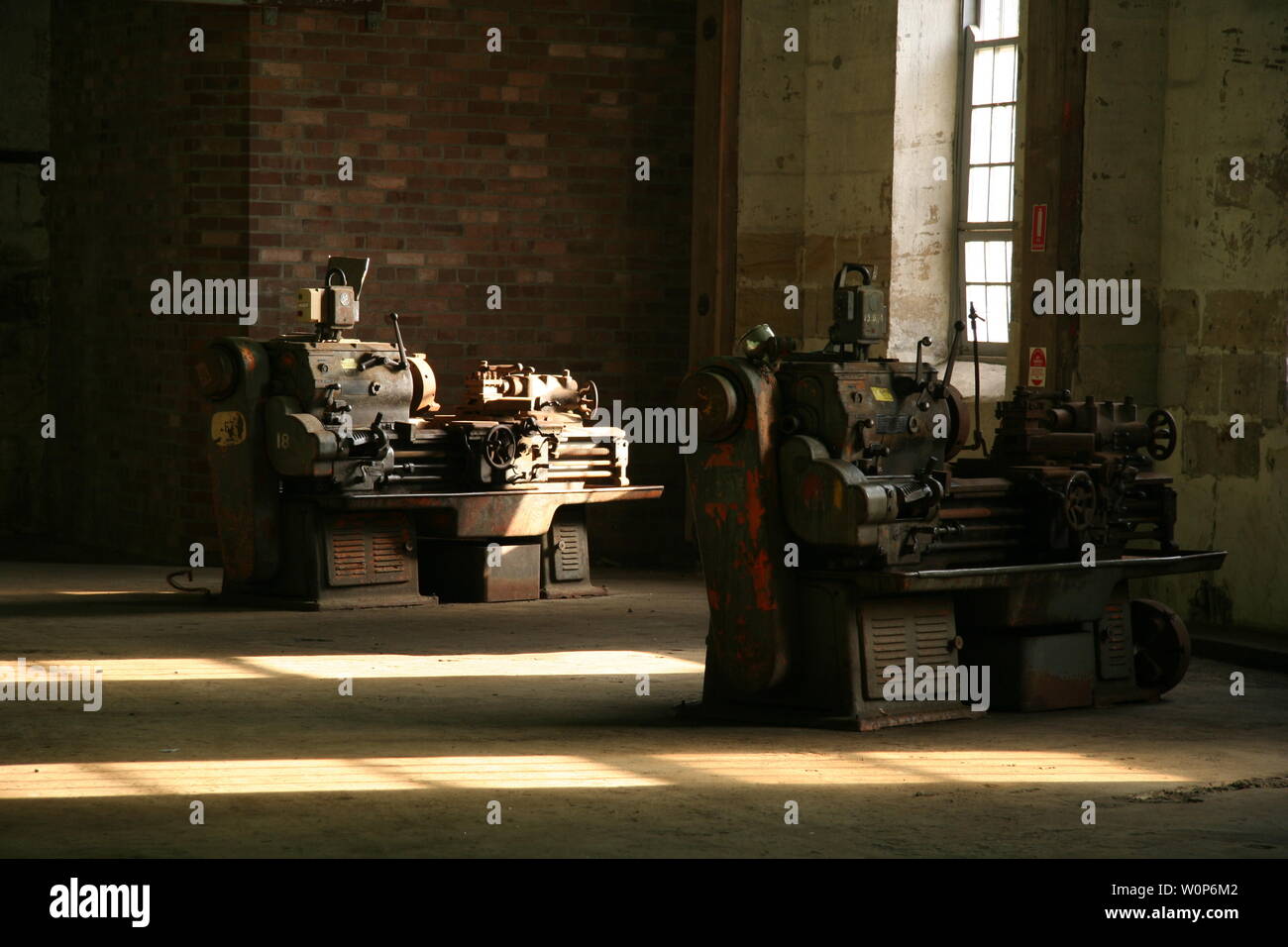 an old machine shop at cockatoo island in sydney harbour Stock Photo ...