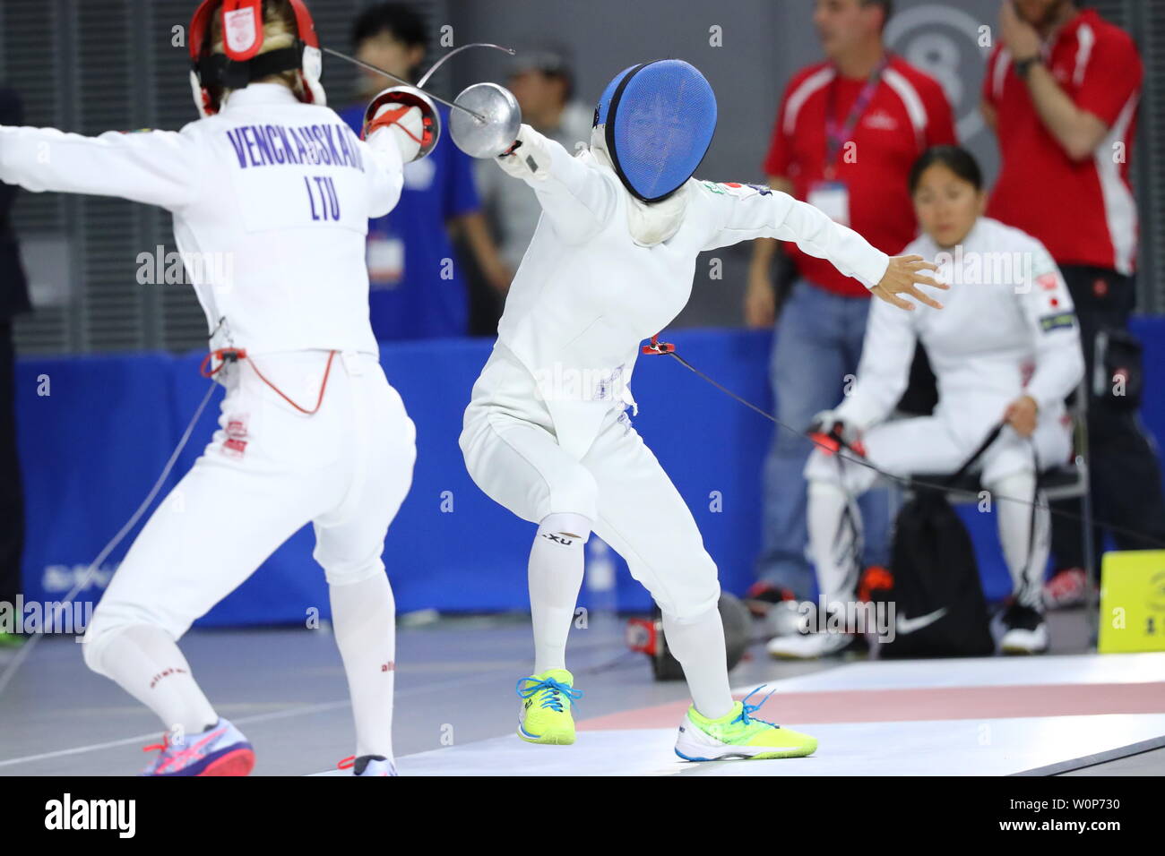 Tokyo, Japan. 27th June, 2019. Shino Yamanaka (JPN) Modern Pentathlon ...