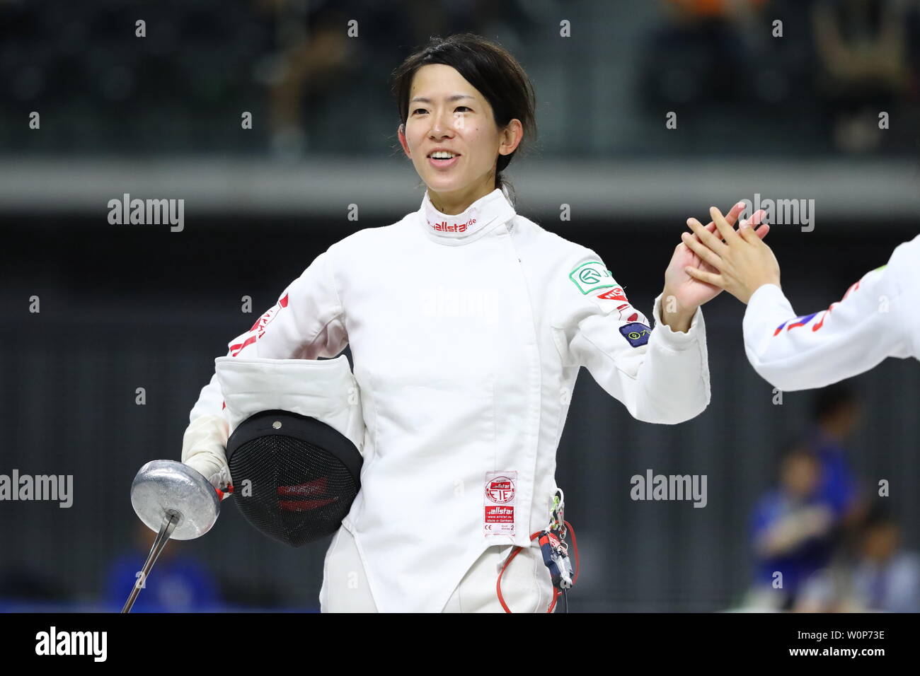 Tokyo, Japan. 27th June, 2019. Natsumi Tomonaga (JPN) Modern Pentathlon ...
