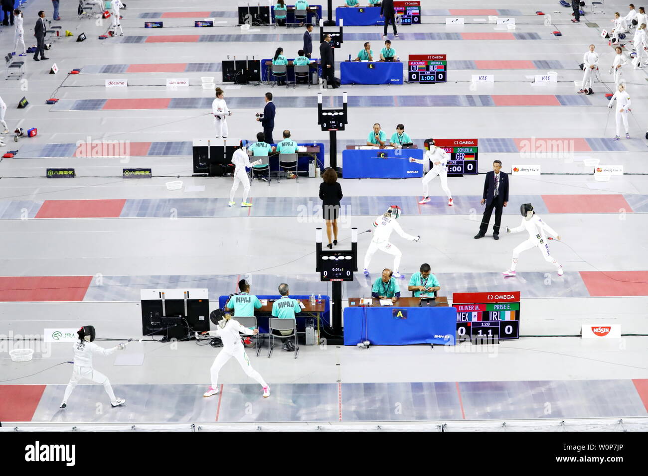 Tokyo, Japan. 27th June, 2019. General view Modern Pentathlon : UIPM ...