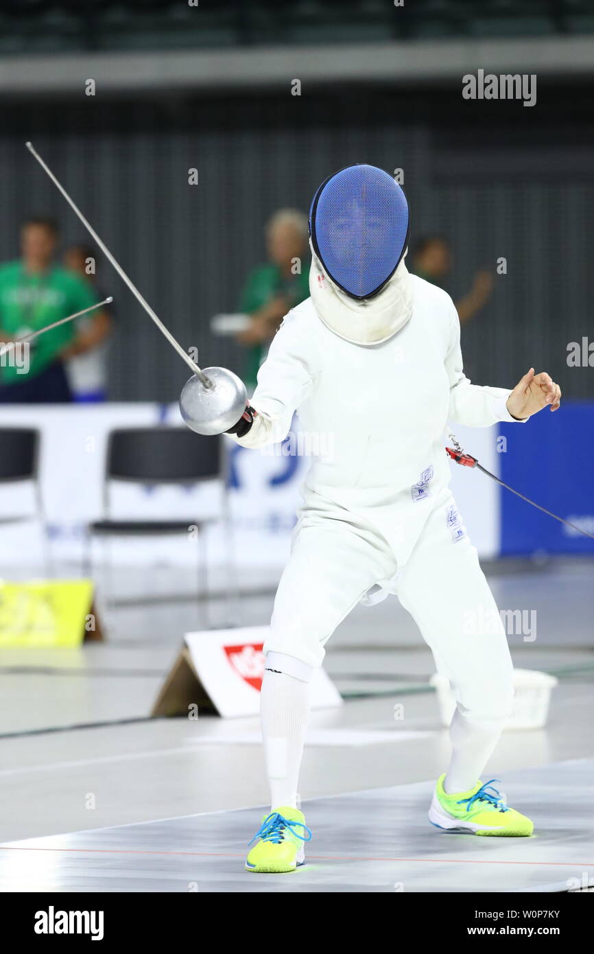 Tokyo, Japan. 27th June, 2019. Shino Yamanaka (JPN) Modern Pentathlon ...