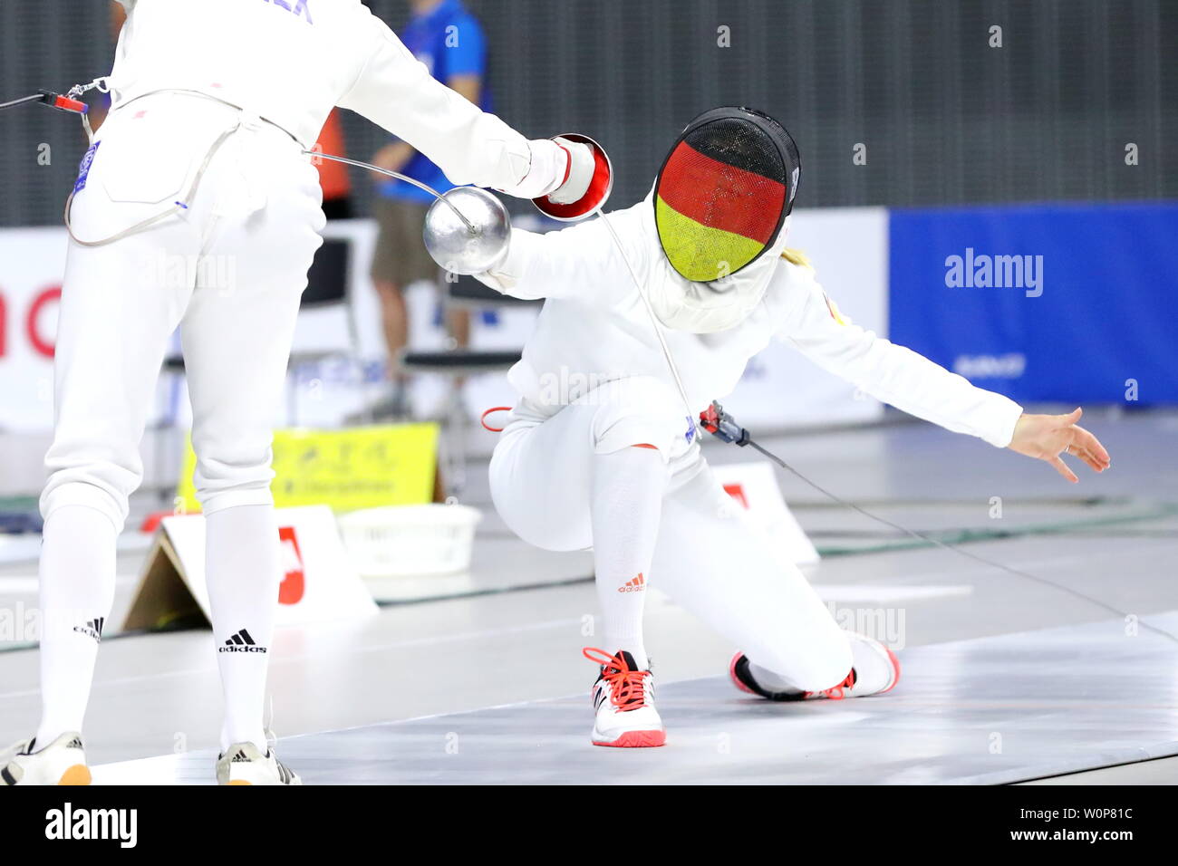 Tokyo, Japan. 27th June, 2019. Annika Schleu (GER) Modern Pentathlon ...