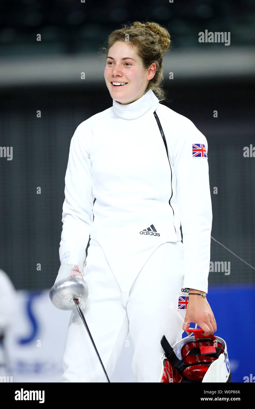 Tokyo, Japan. 27th June, 2019. Kate French (GBR) Modern Pentathlon ...