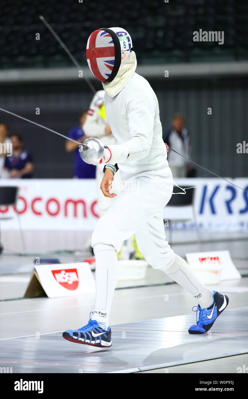 Tokyo, Japan. 27th June, 2019. Joseph Choong (GBR) Modern Pentathlon ...