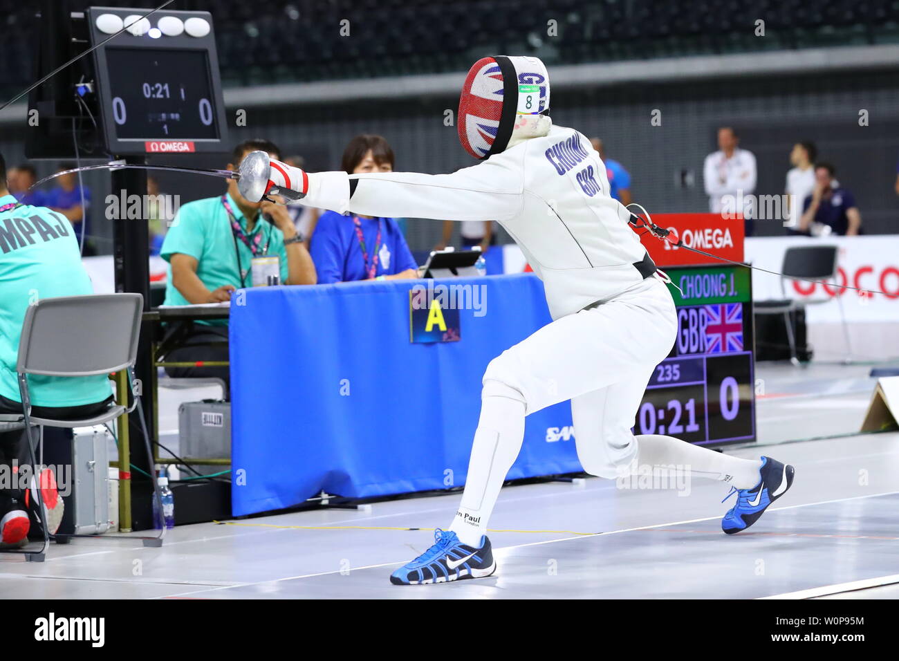 Tokyo, Japan. 27th June, 2019. Joseph Choong (GBR) Modern Pentathlon ...