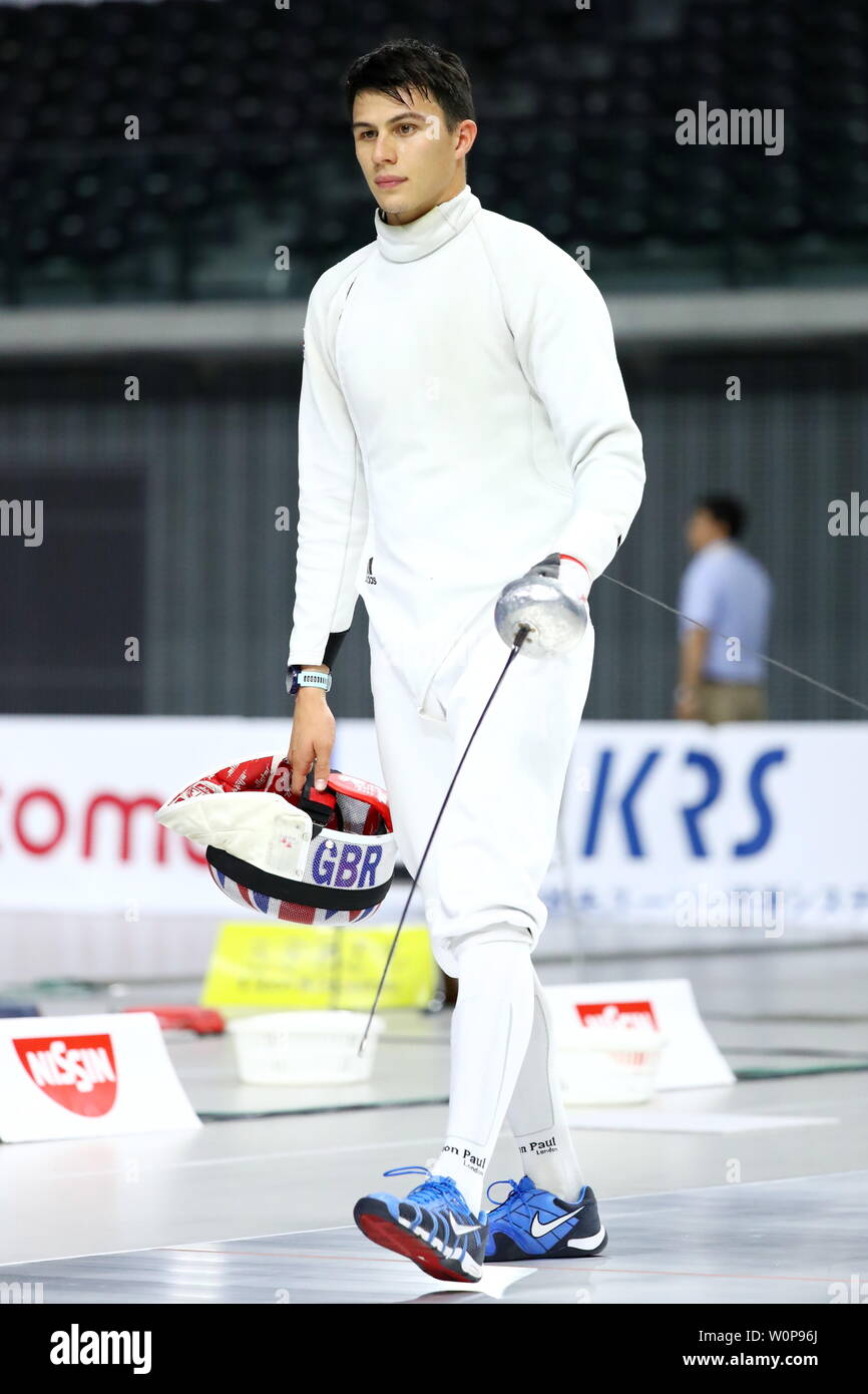 Tokyo, Japan. 27th June, 2019. Joseph Choong (GBR) Modern Pentathlon ...