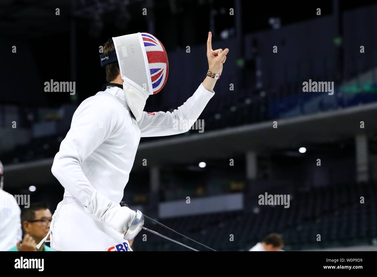 Tokyo, Japan. 27th June, 2019. James Cooke (GBR) Modern Pentathlon ...