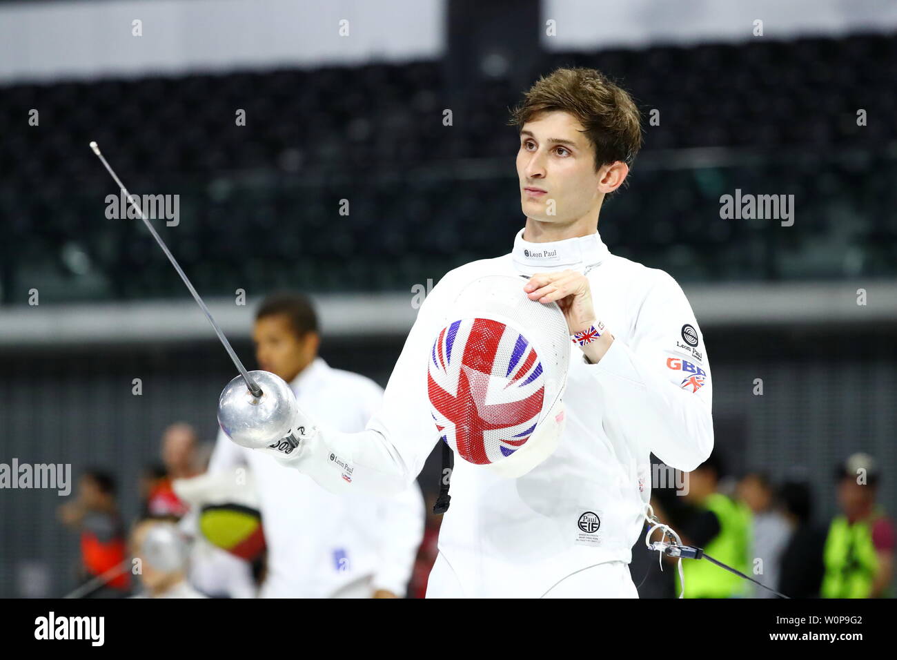 Tokyo, Japan. 27th June, 2019. James Cooke (GBR) Modern Pentathlon ...