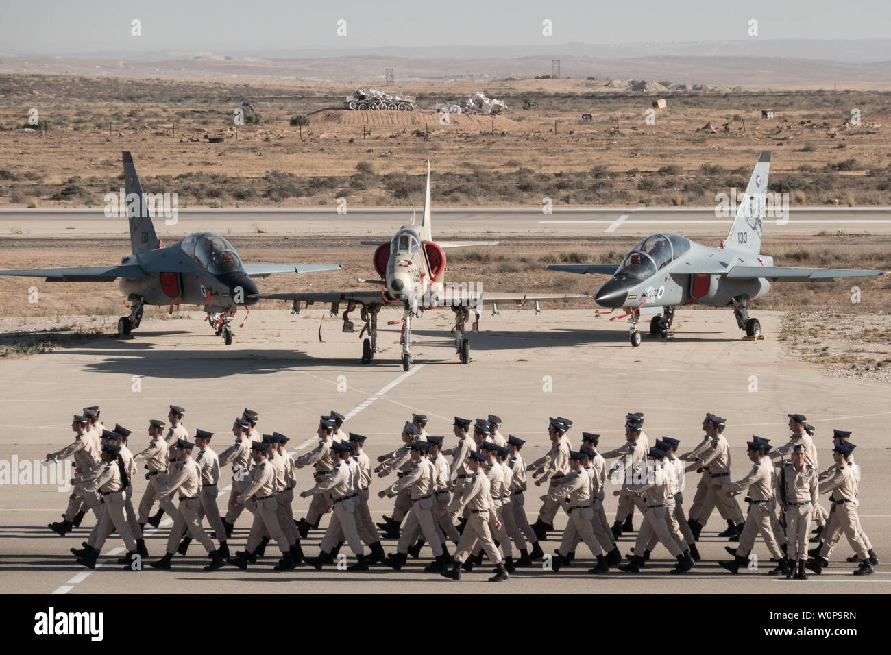 Hazerim Air Base, Israel. 27th June, 2019. An air show takes place at a ...