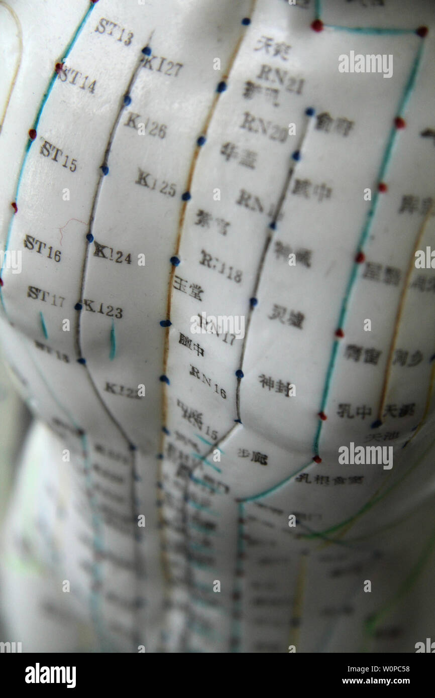Acupuncture points High Resolution Stock Photography and Images - Alamy