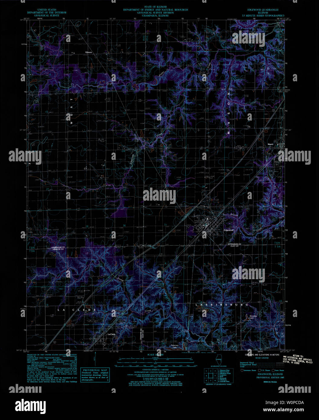 Map of edgewood hi-res stock photography and images - Alamy