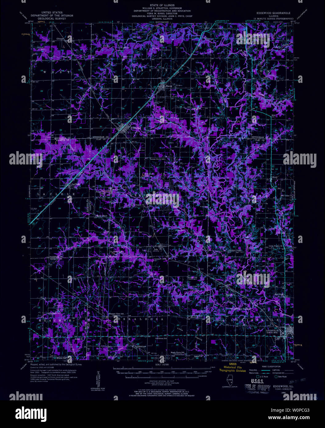 Map of edgewood hi-res stock photography and images - Alamy