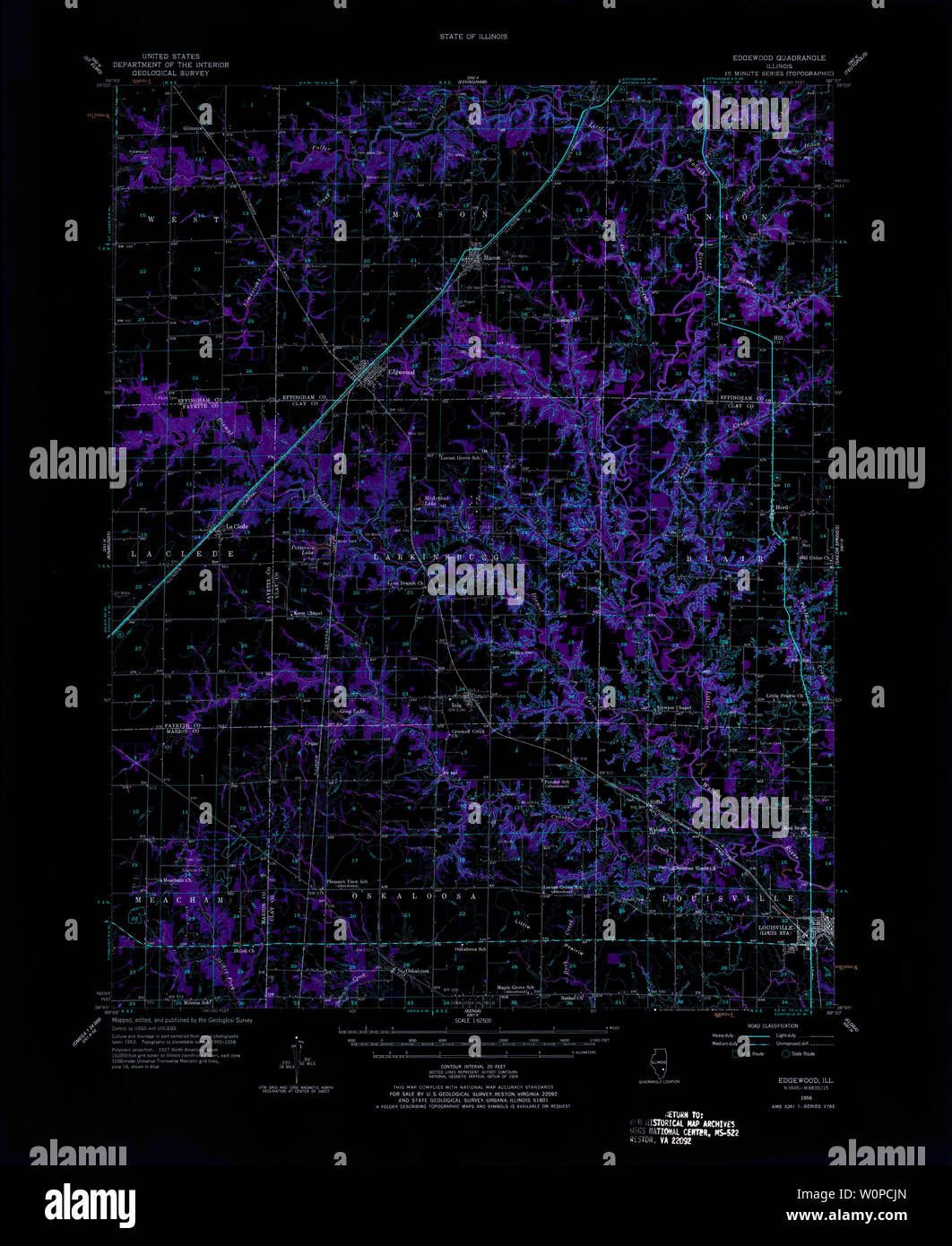 Map of edgewood hi-res stock photography and images - Alamy