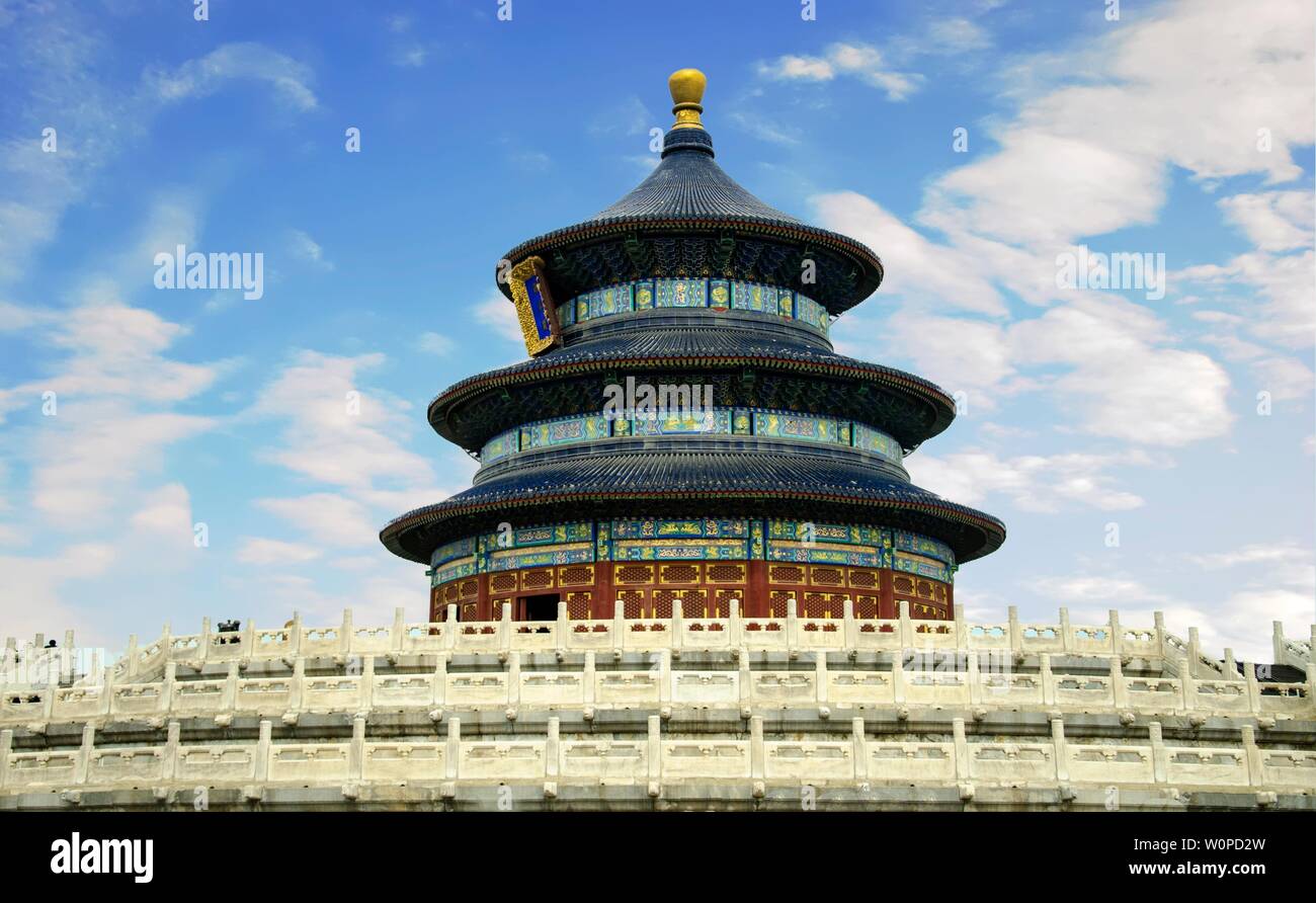 The Temple of Heaven is an imperial complex of religious buildings ...