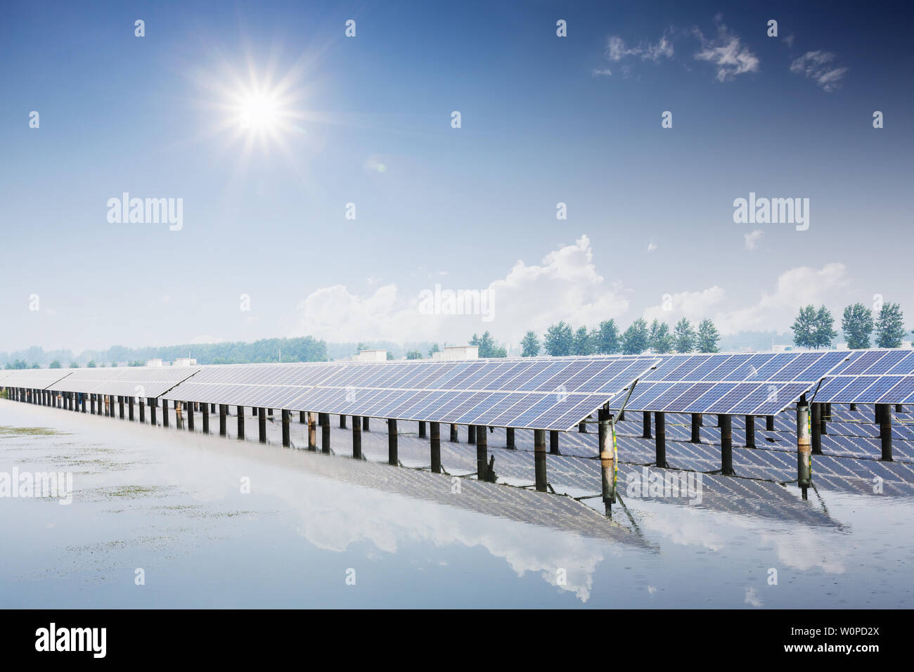 Solar one power electric plant hi-res stock photography and images - Alamy