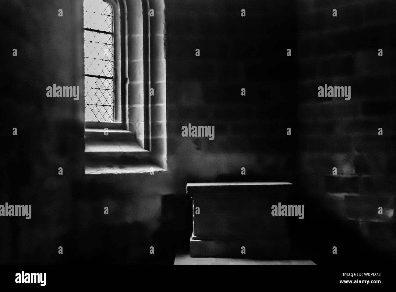 Catholic monastery monks Black and White Stock Photos & Images - Alamy