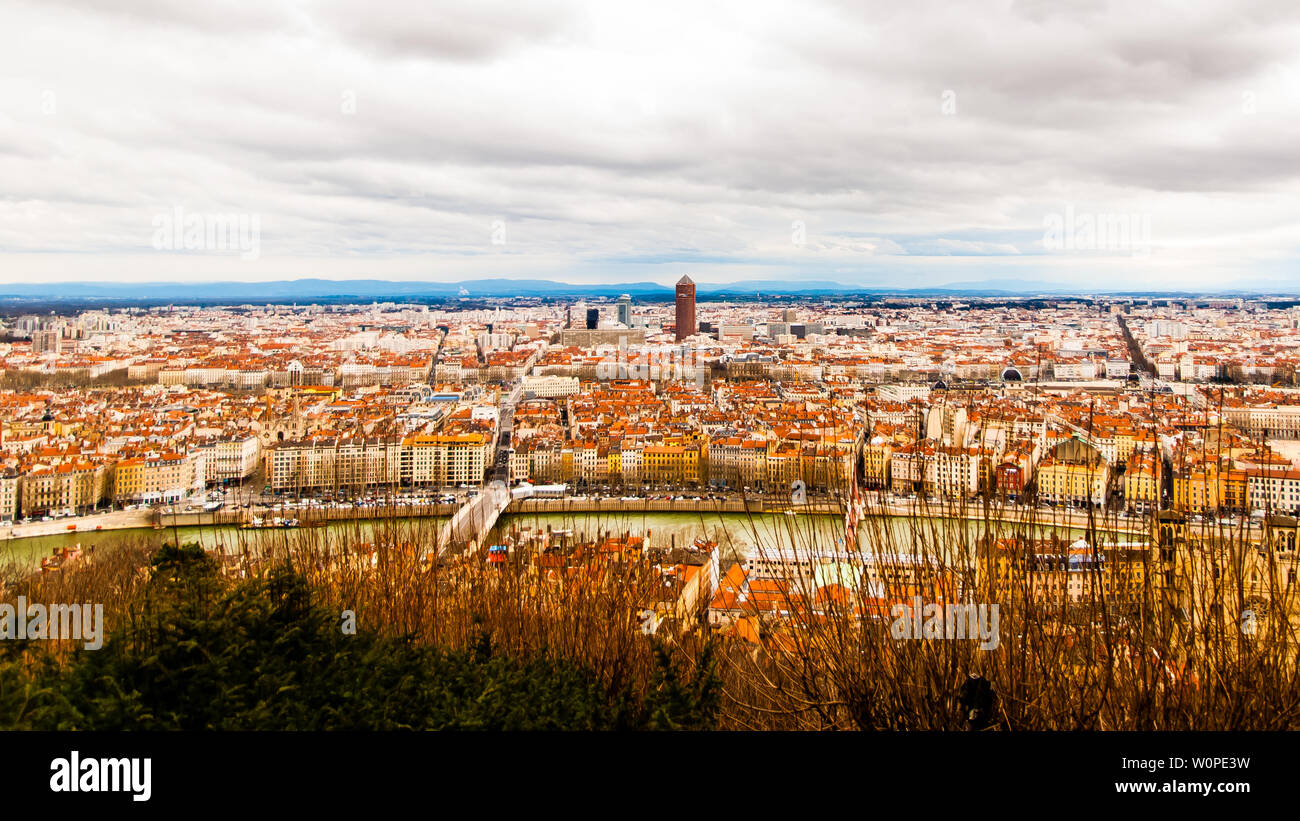 Panoramic of lyon hi-res stock photography and images - Alamy