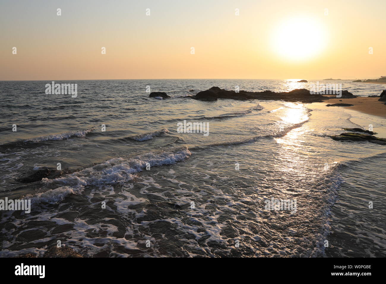 Beidaihe sea scenery Stock Photo - Alamy