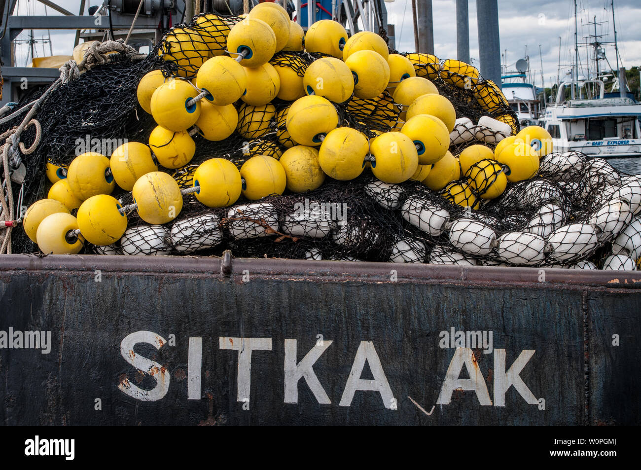 Alaska outdoor fish market hi-res stock photography and images - Alamy