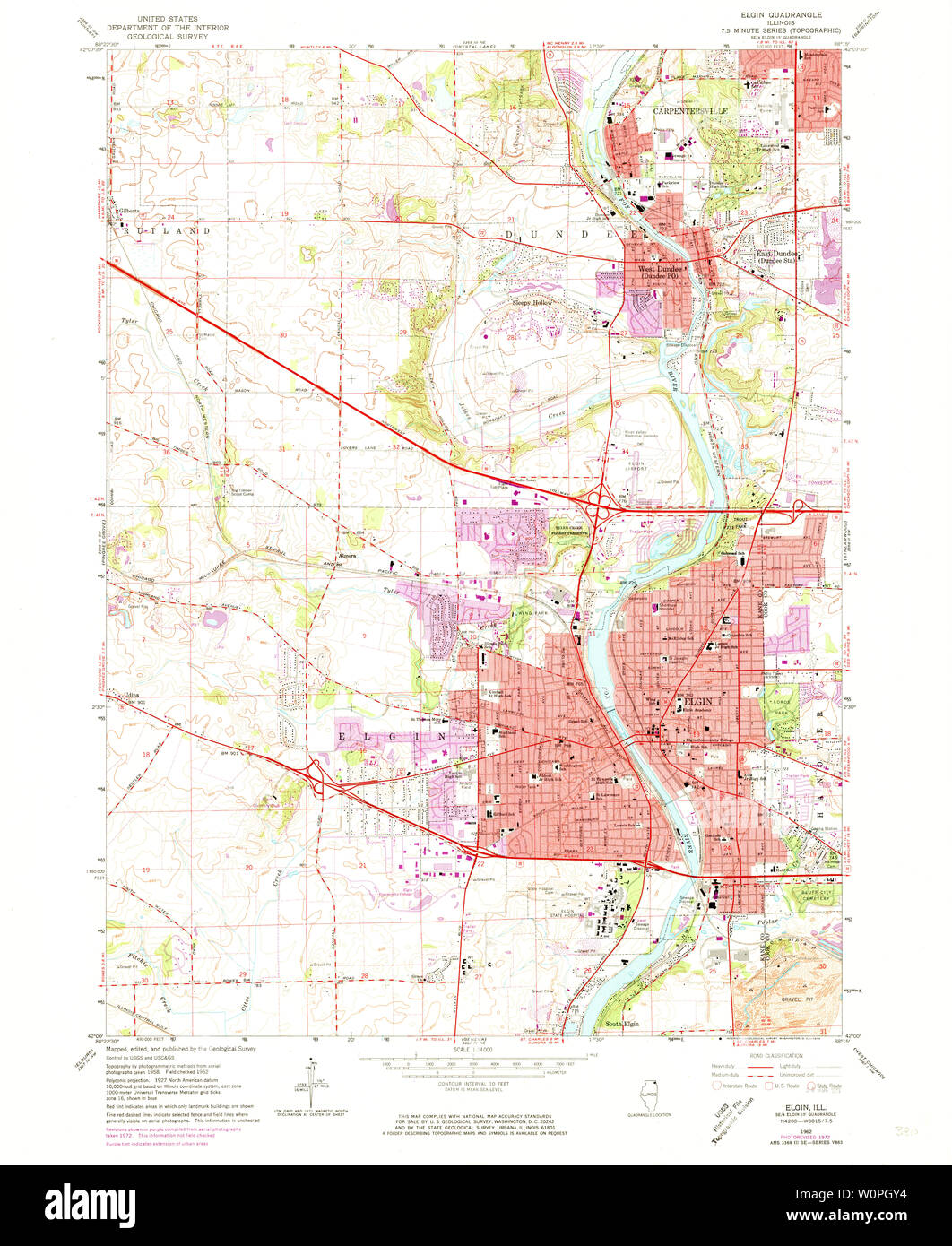 Map Of Elgin Oh