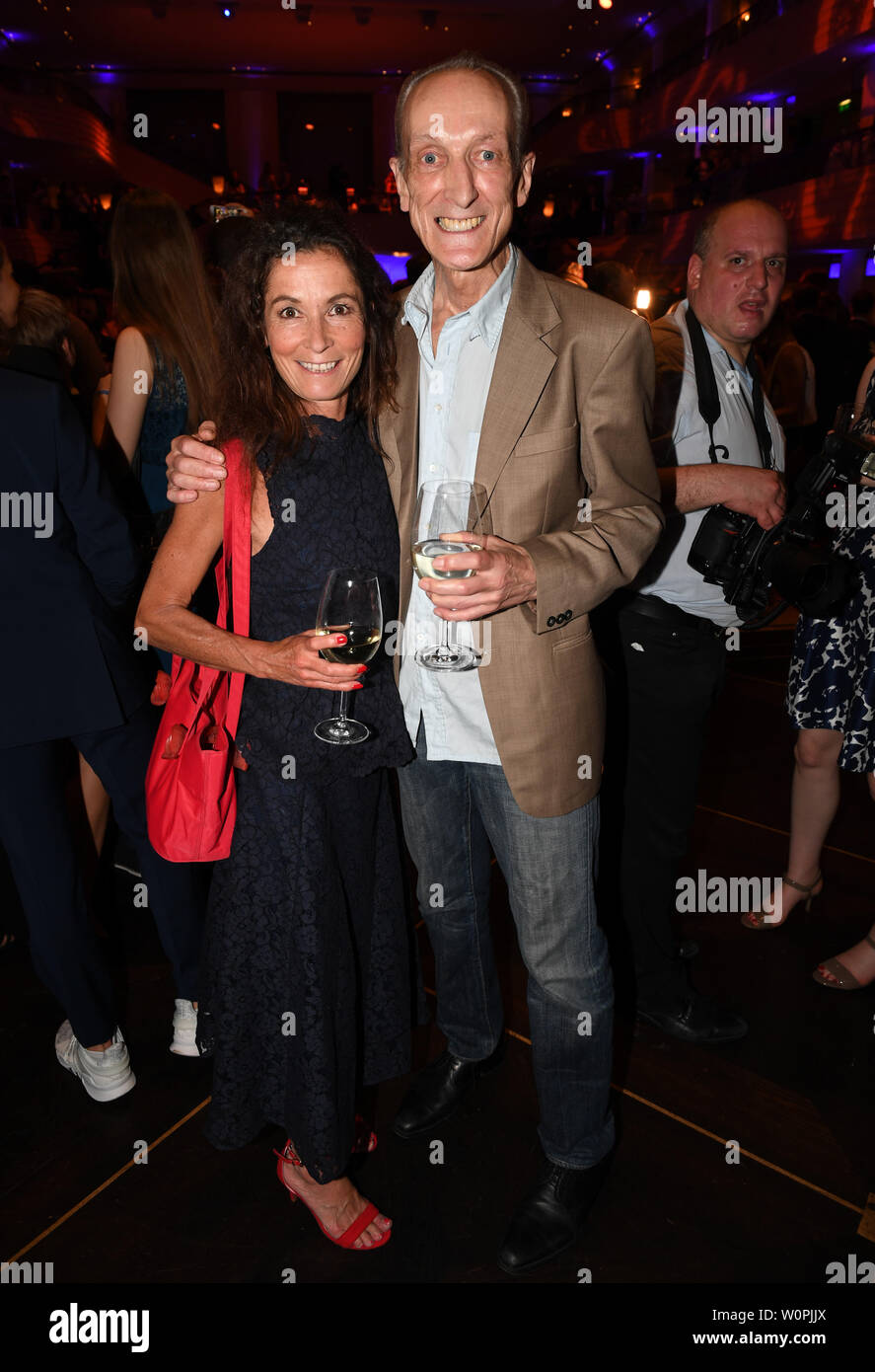 Munich, Germany. 27th June, 2019. Danielle Waldleitner and the actor ...