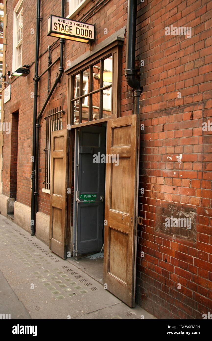 Stage door of west end theatre hi-res stock photography and images - Alamy