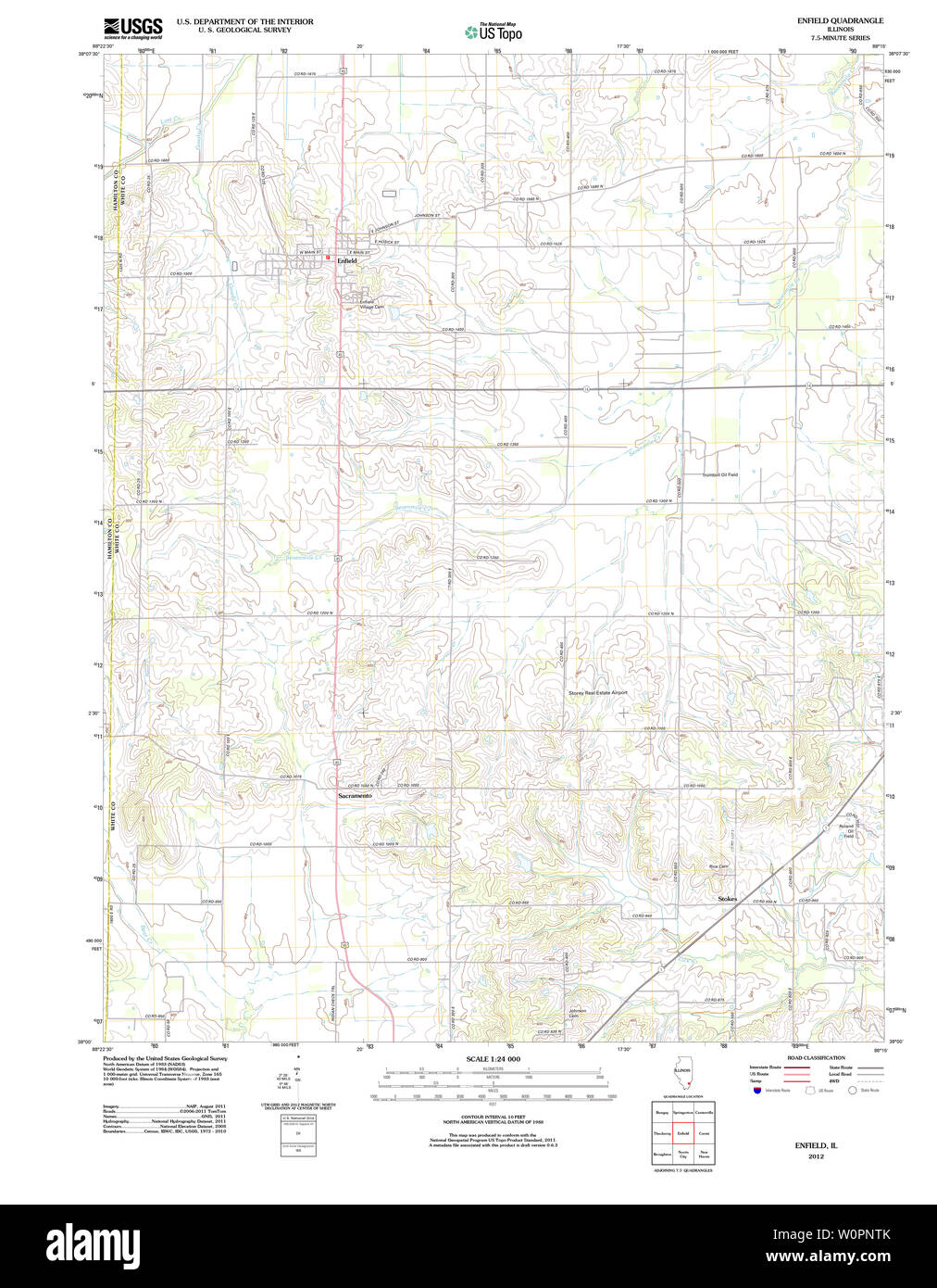 Enfield map hi-res stock photography and images - Alamy