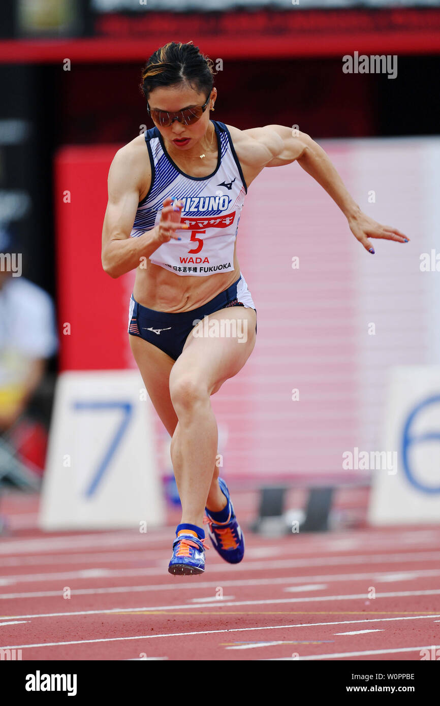 Hakatanomori Athletic Stadium, Fukuoka, Japan. 27th June, 2019. Maki ...