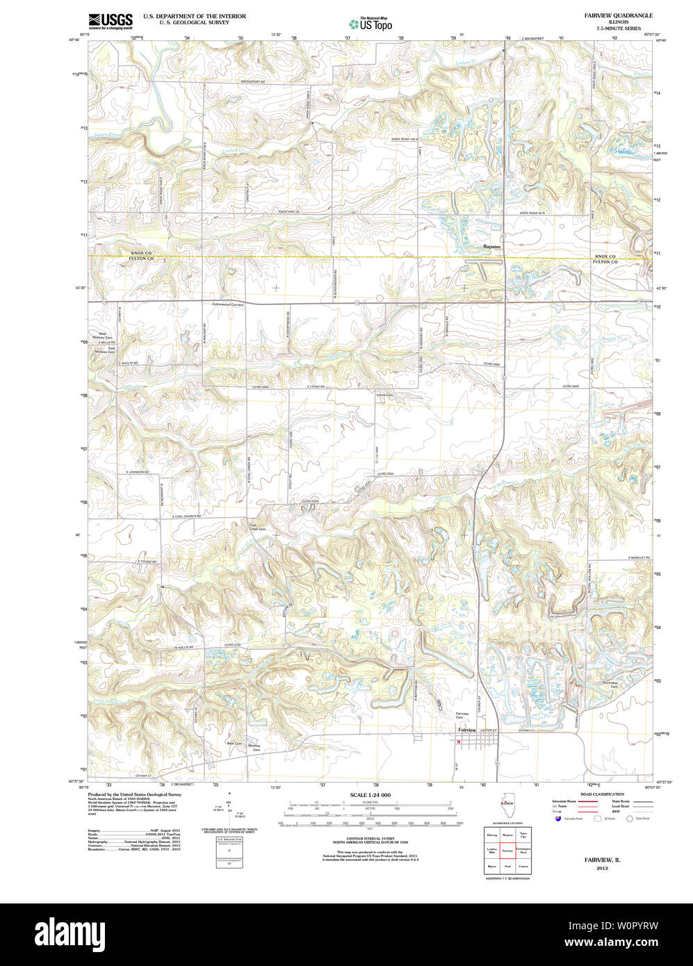 Fairview map Cut Out Stock Images & Pictures - Alamy
