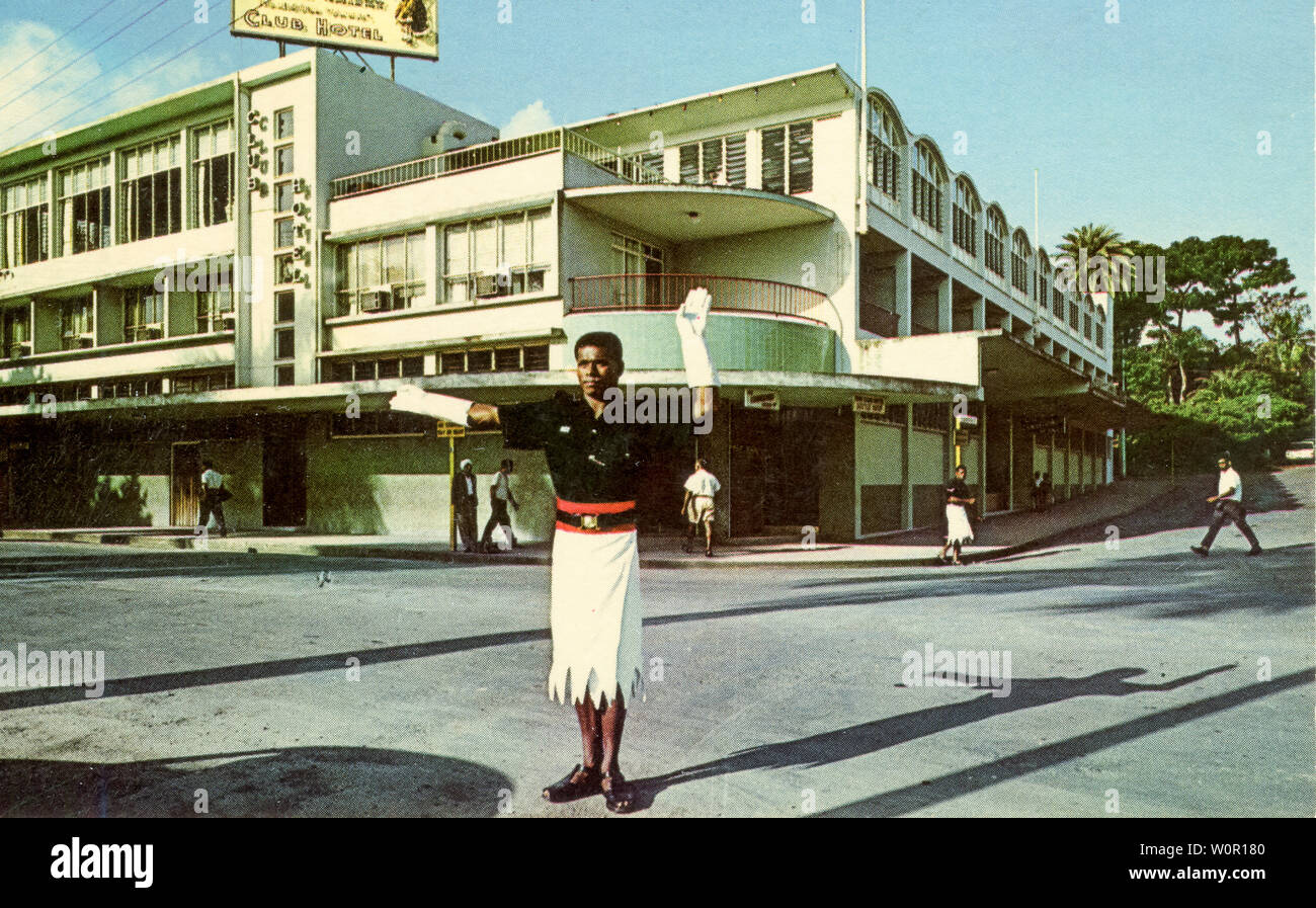 A postcard of The Club Hotel from the 1960's in Suva Fiji was ...