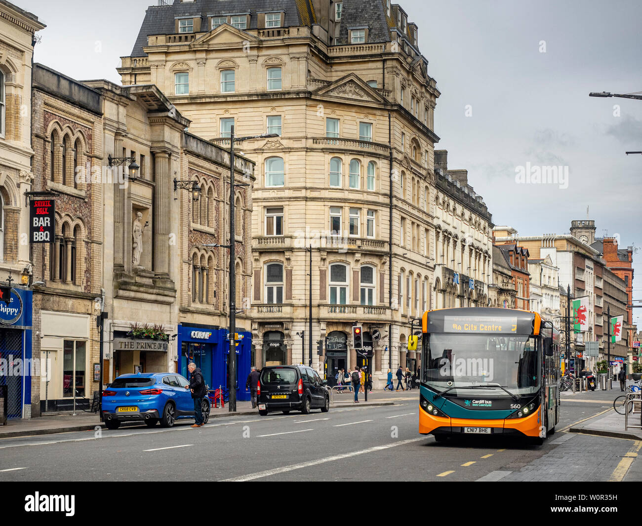 St Marys Street Cardiff Wales High Resolution Stock Photography and ...