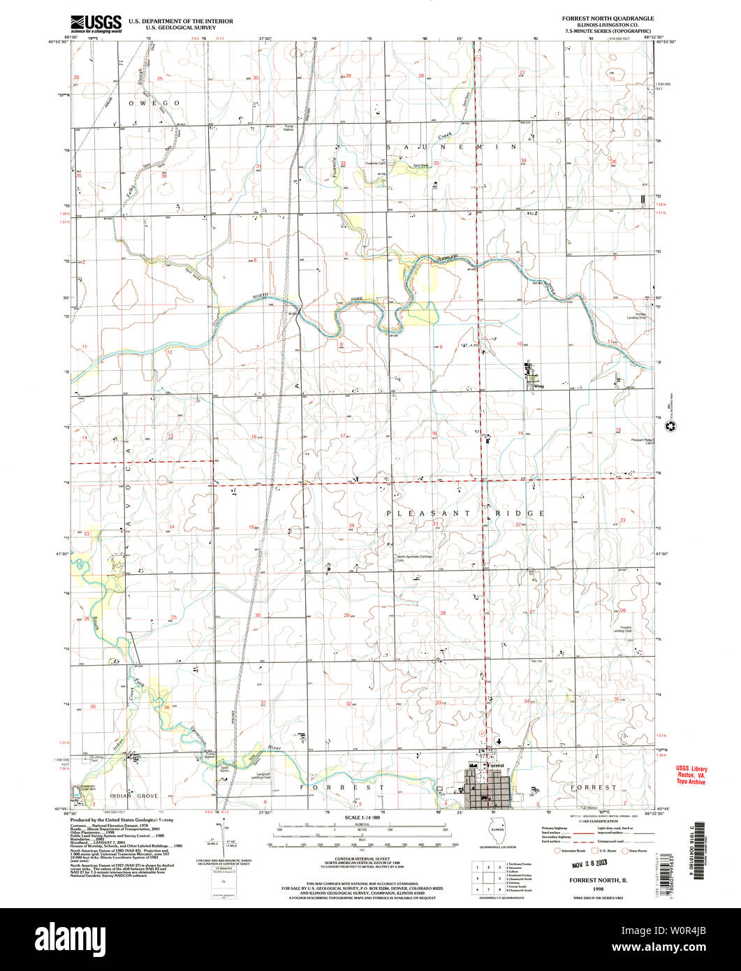 Illinois forrest hi-res stock photography and images - Alamy