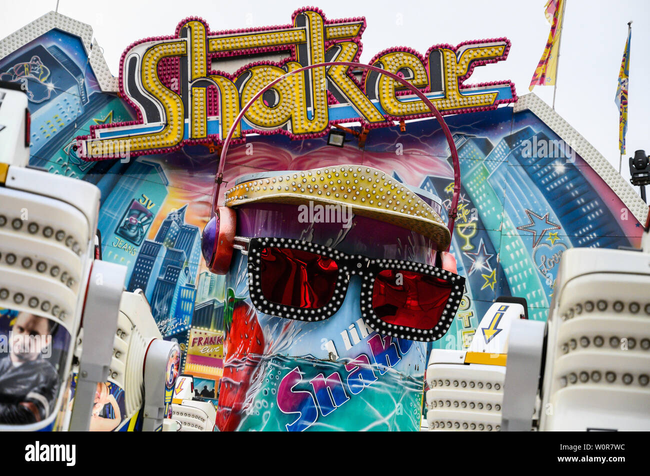 Hanover, Germany. 28th June, 2019. On the rifle range is the Shaker ...