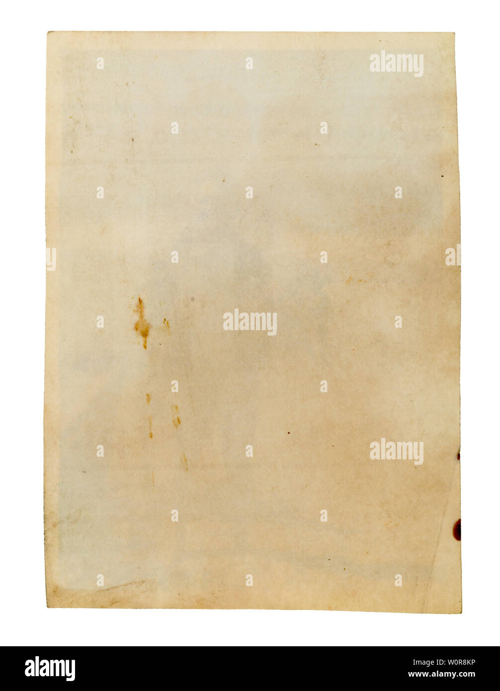 Old paper on white background Stock Photo - Alamy