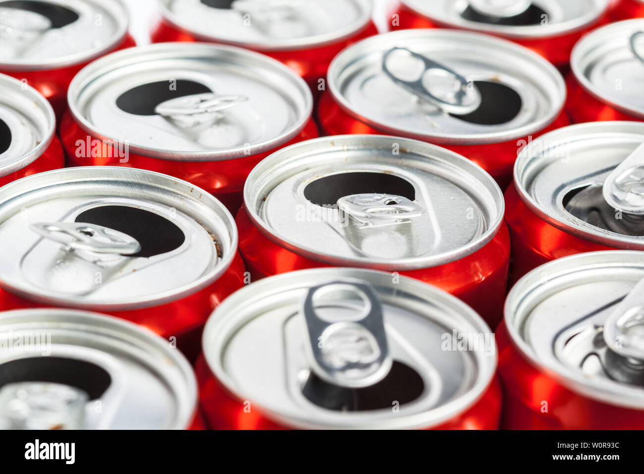 Empty recycle cans Stock Photo - Alamy