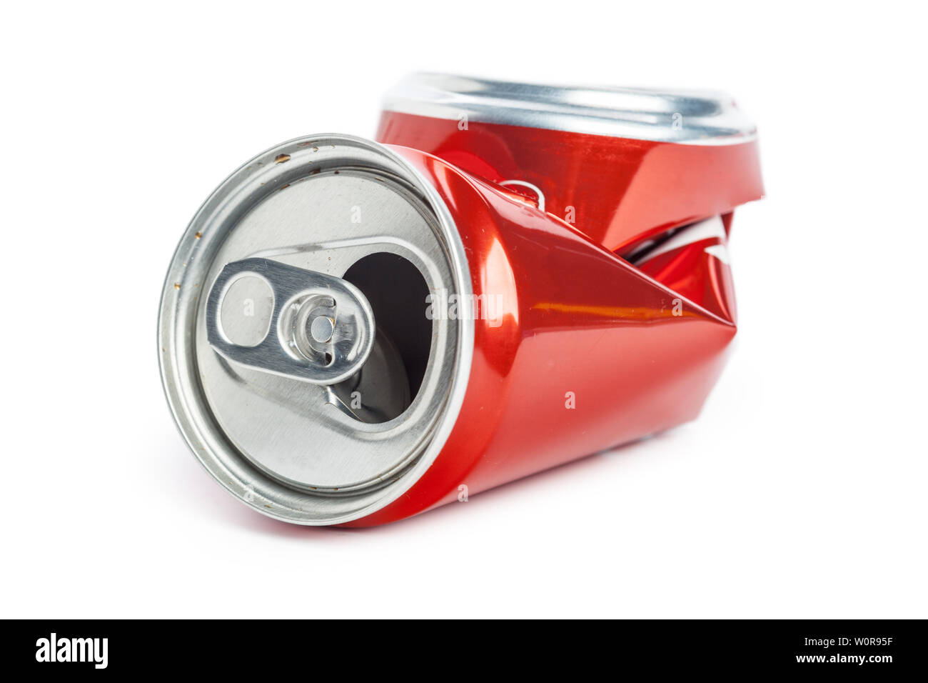 Compressed cans isolated on a white background Stock Photo - Alamy