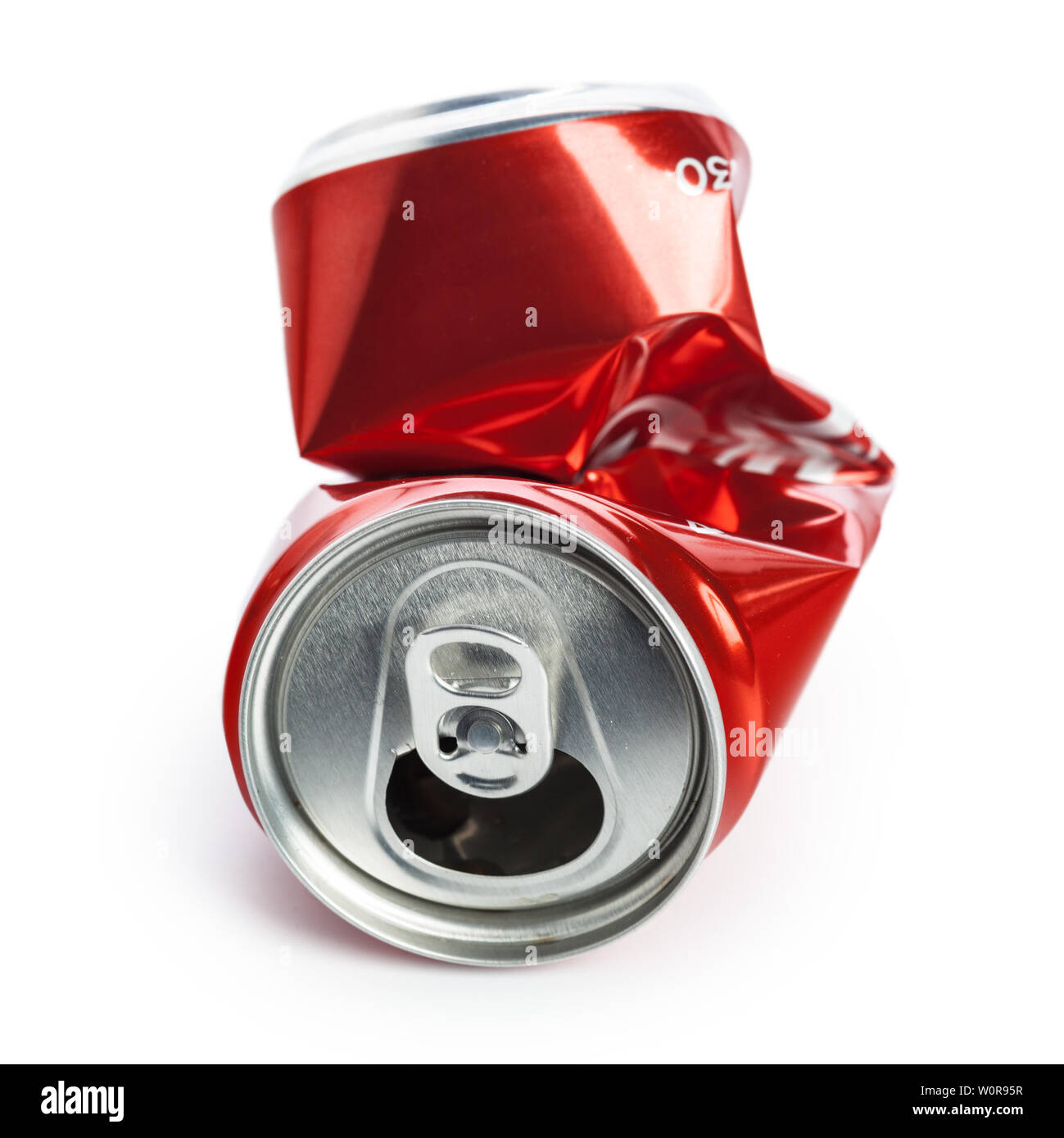 Compressed cans isolated on a white background Stock Photo - Alamy
