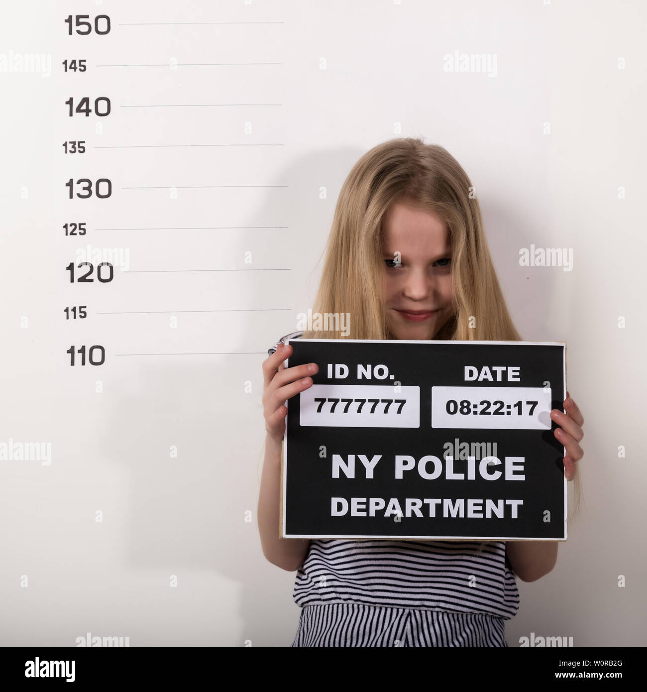 Mugshot girl child hi-res stock photography and images - Alamy