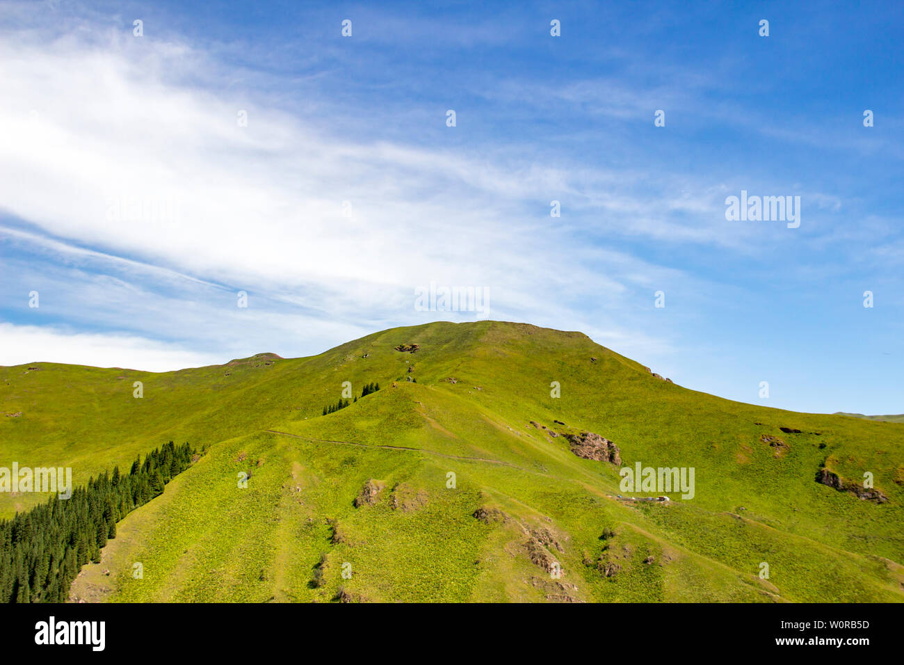 The aerial prairie on the Doku Highway Stock Photo - Alamy