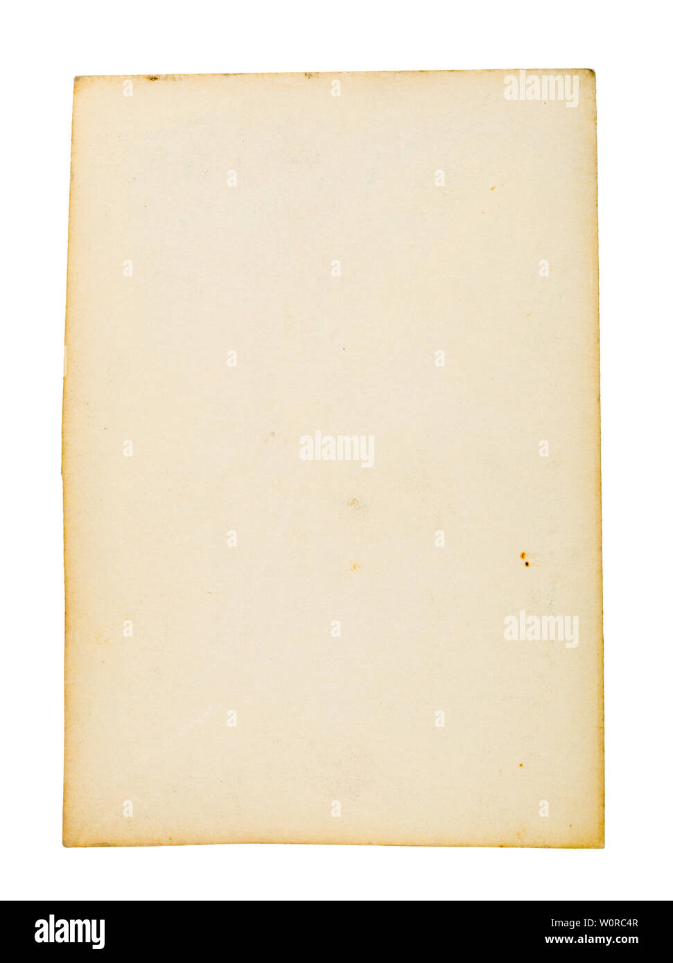 Old paper on white background Stock Photo - Alamy