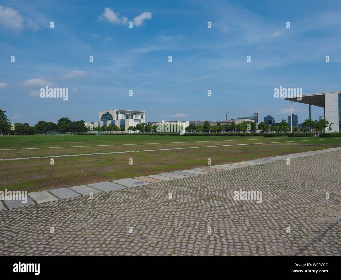 BERLIN, GERMANY - CIRCA JUNE 2019: Band des Bundes complex of ...