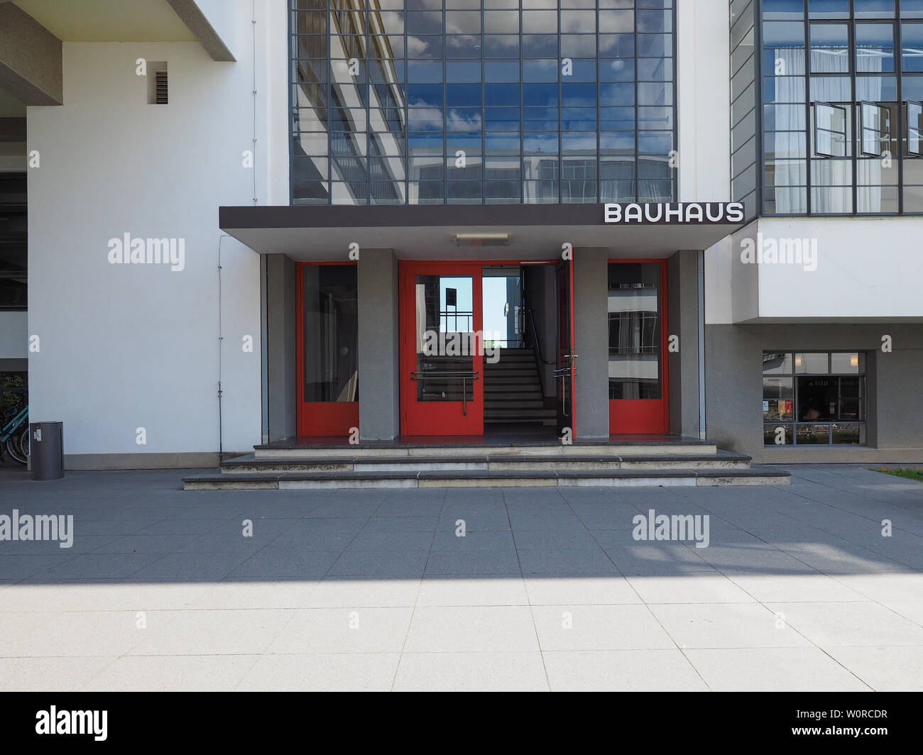 The bauhaus school in dessau designed by gropius in 1925 hi-res stock ...