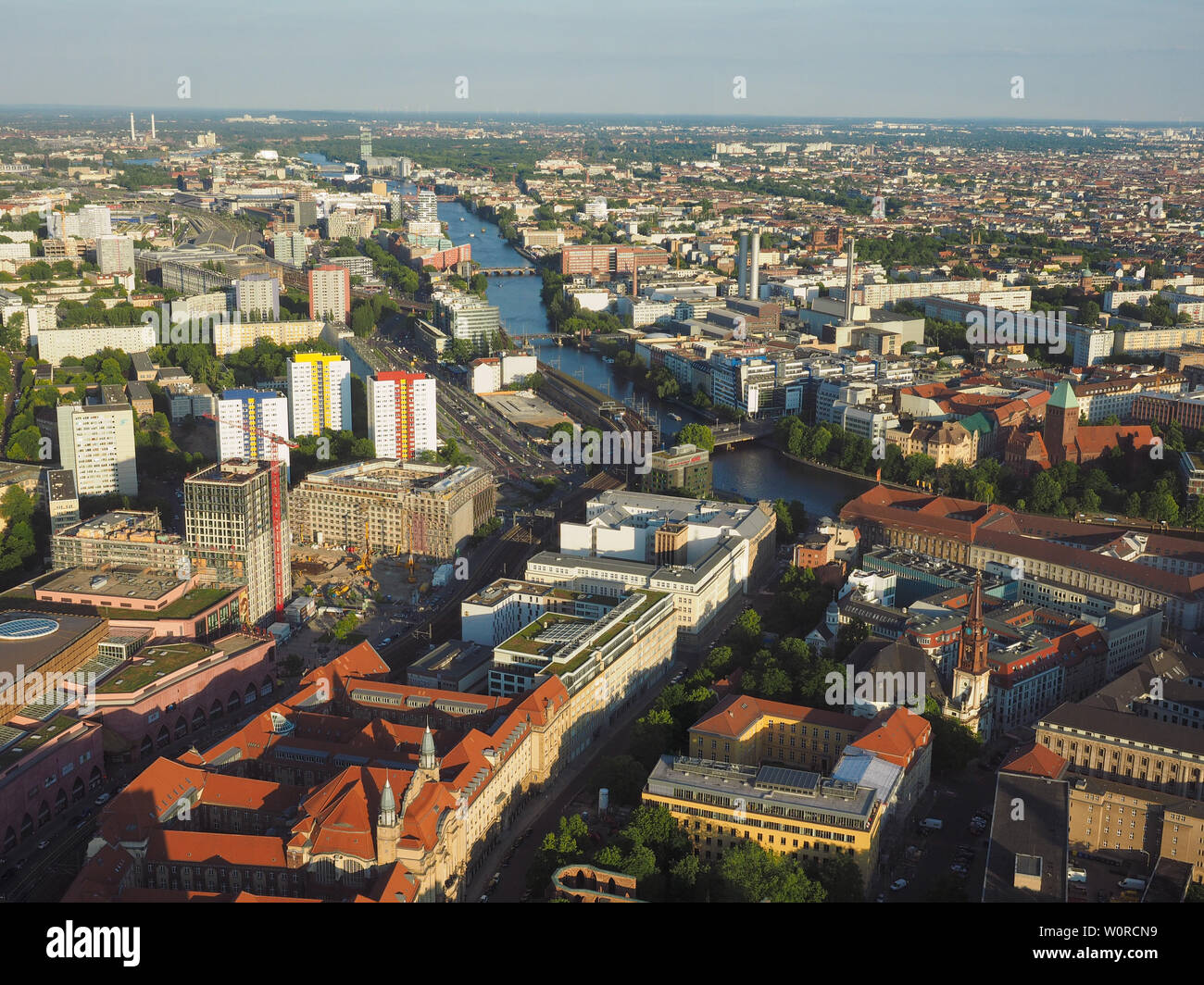 Aerial view of the city of Berlin, Germany Stock Photo - Alamy