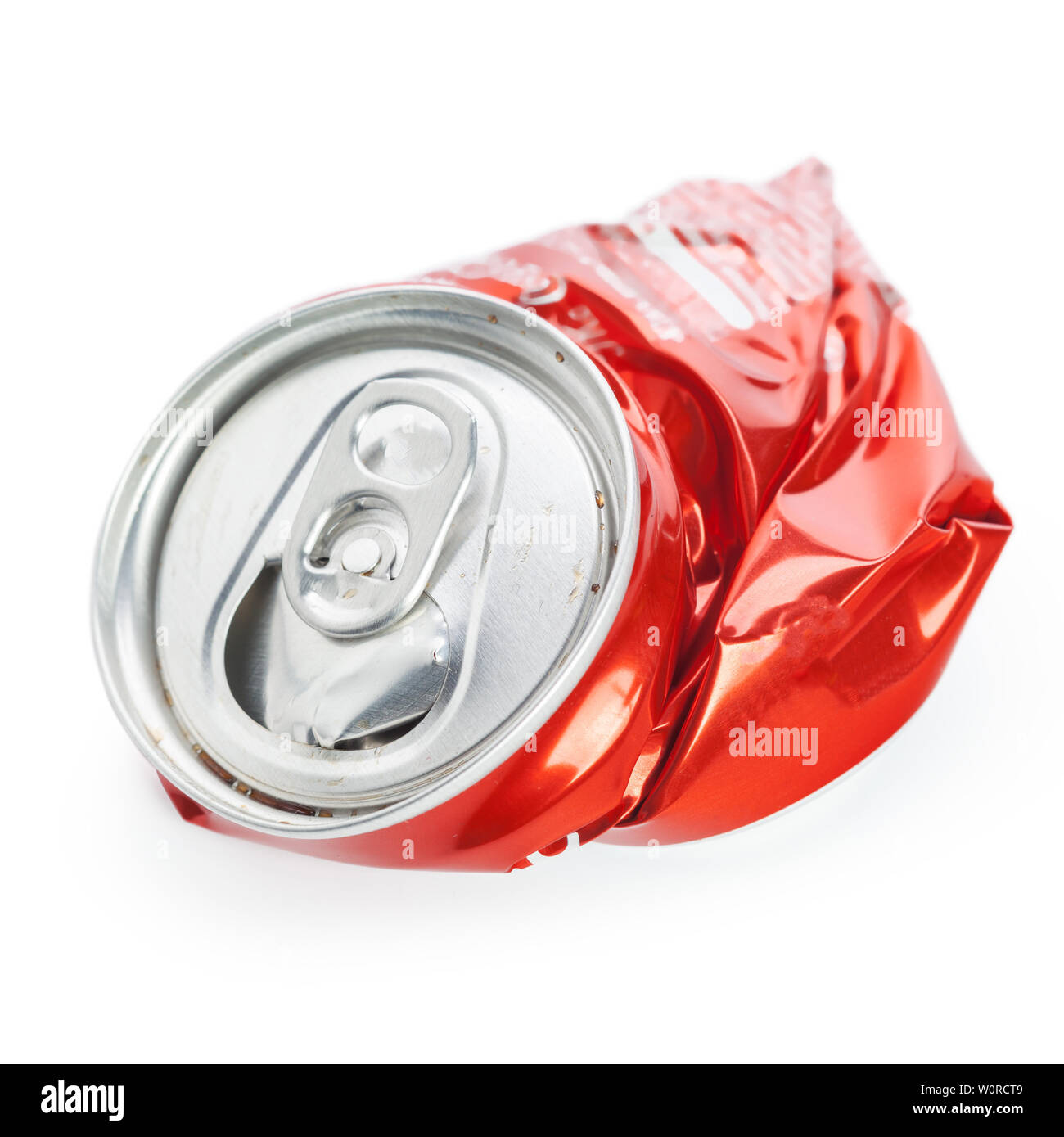 Compressed cans isolated on a white background Stock Photo - Alamy