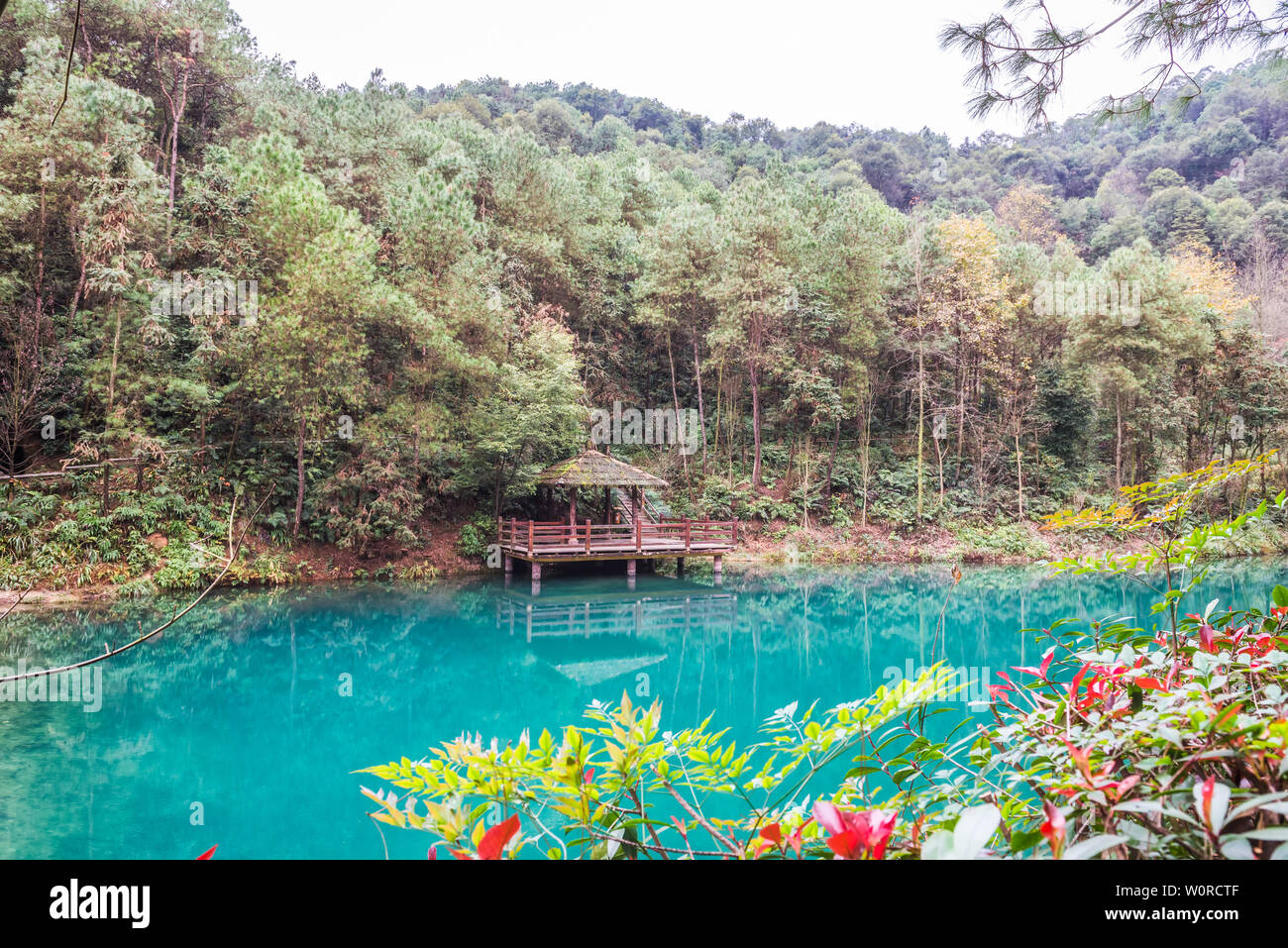 Scenery of Jiufeng Yaochi, Jiufengshan, Chongqing Stock Photo - Alamy