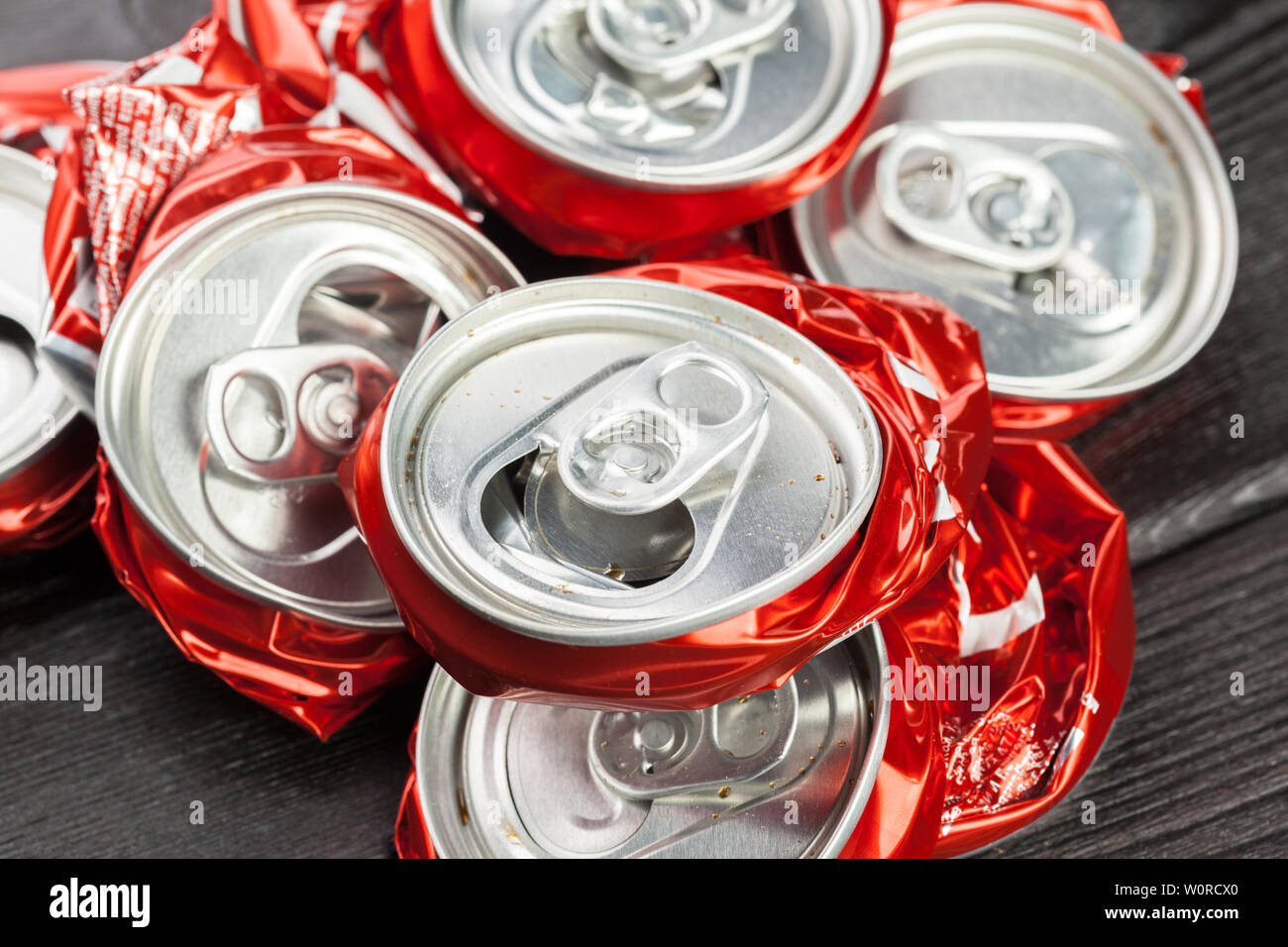aluminum cans. recycling Stock Photo - Alamy