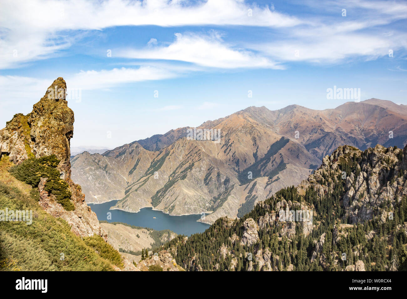Tianchi, Tianshan, Fukang, Xinjiang Stock Photo - Alamy